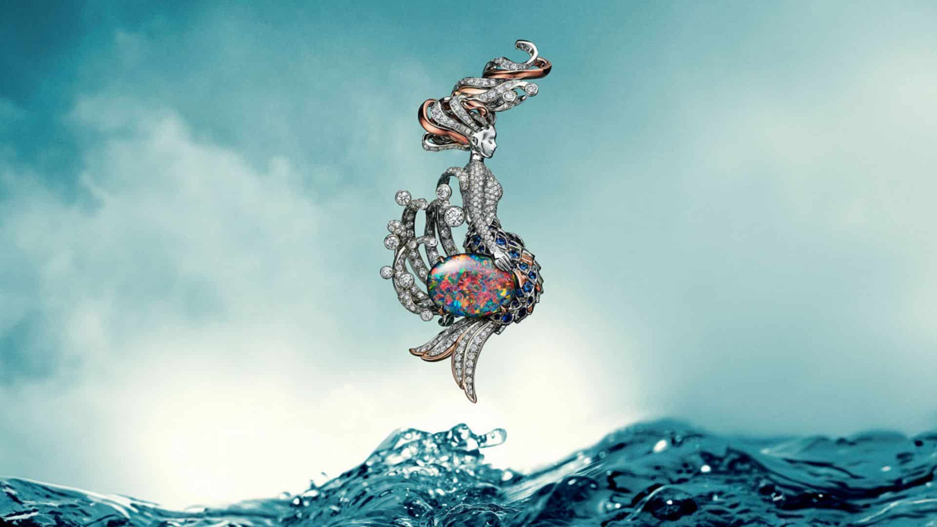 El mar hecho joya: Blue Book 2025 Sea of Wonder de Tiffany & Co.